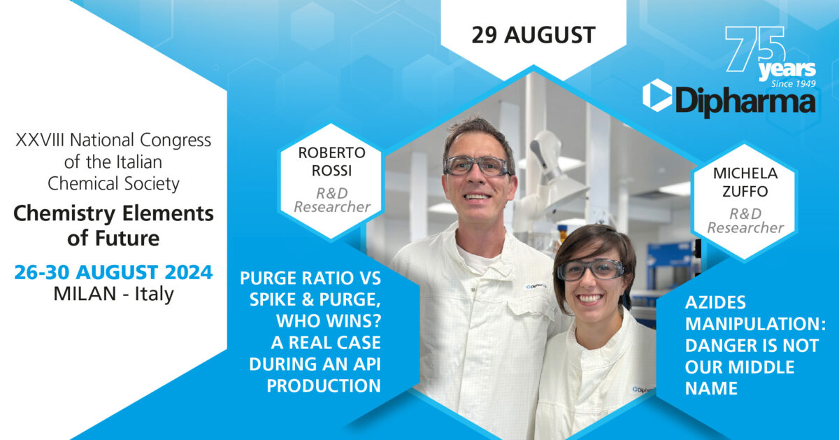 Dipharma at the XXVIII National Congress of the Italian Chemical Society - Dipharma
